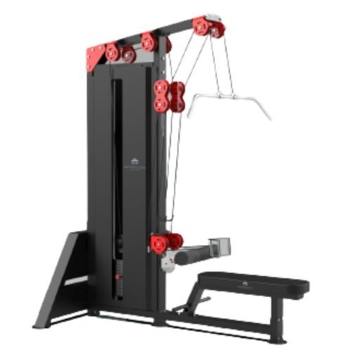 Lat pull down and seated row machine for workout - OnTrackYou